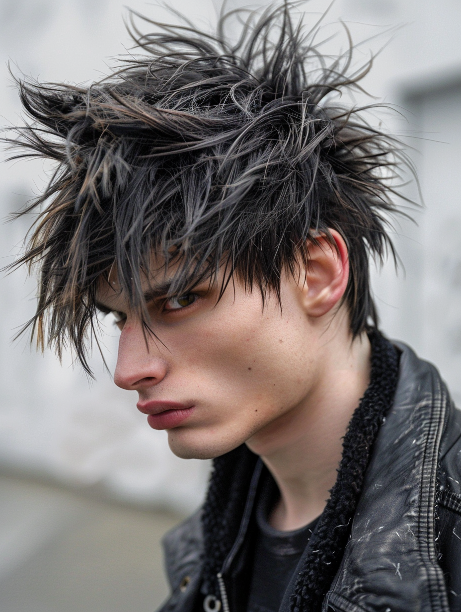 Explore 29 Wolf Cut Hairstyles Men: Long Short Mullet Korean Curly ...