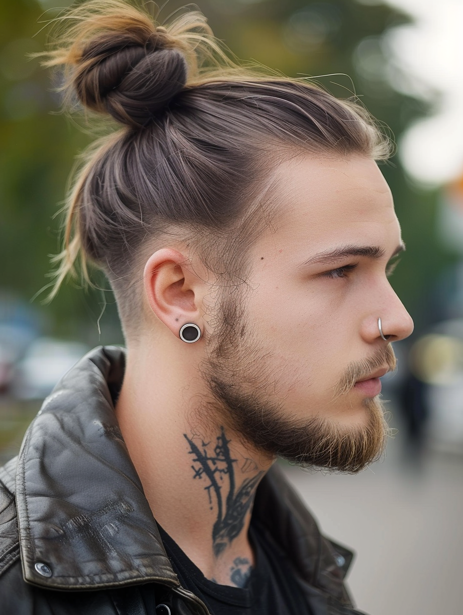 Exploring 31 Diverse Man Bun Hairstyles for Every Occasion from ...