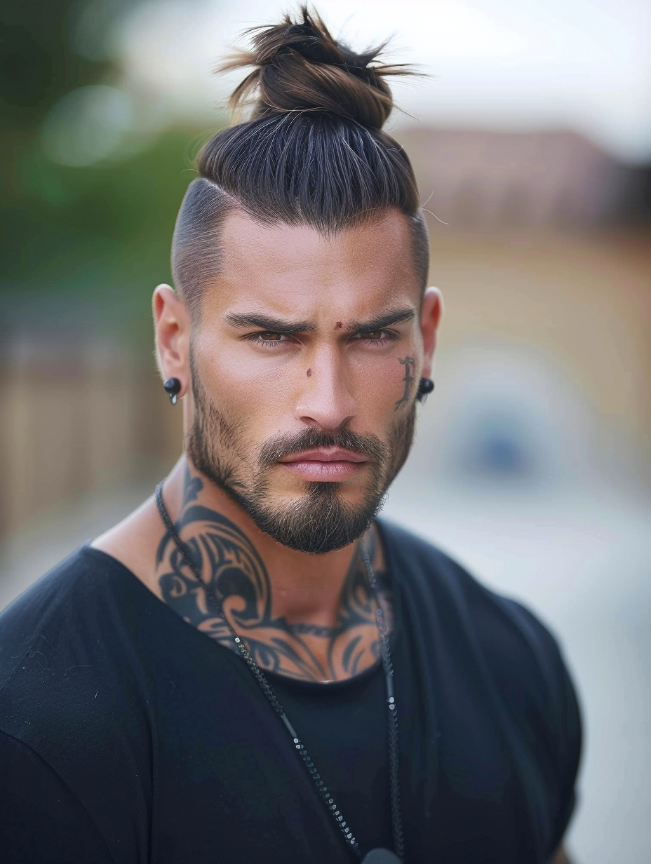 Exploring 34 Men Top Knot Hairstyle Ideas: From Elegant Wedding Looks ...
