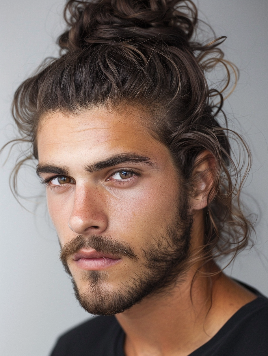 Exploring 31 Diverse Man Bun Hairstyles for Every Occasion from ...