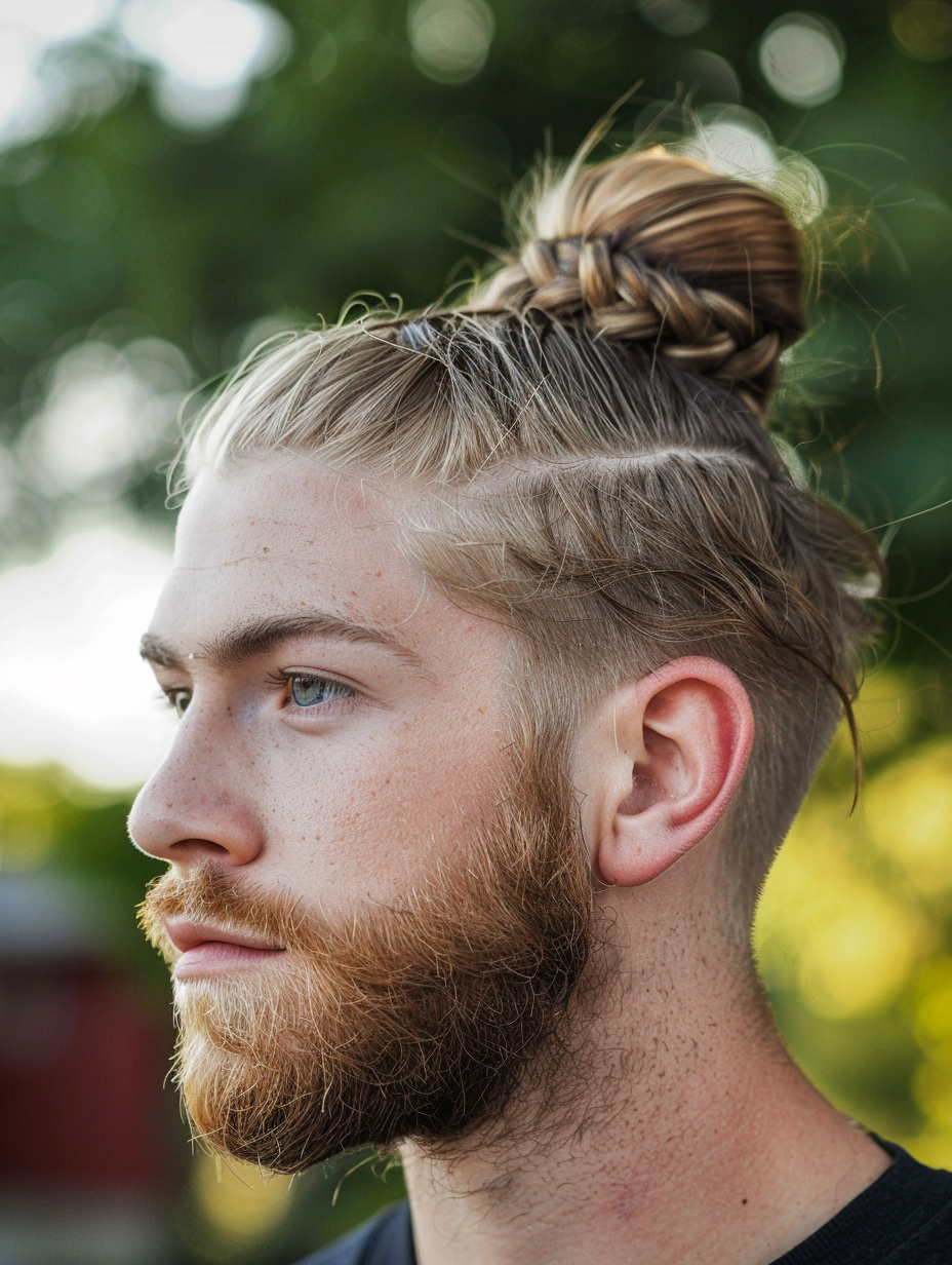 Exploring 34 Men Top Knot Hairstyle Ideas: From Elegant Wedding Looks ...