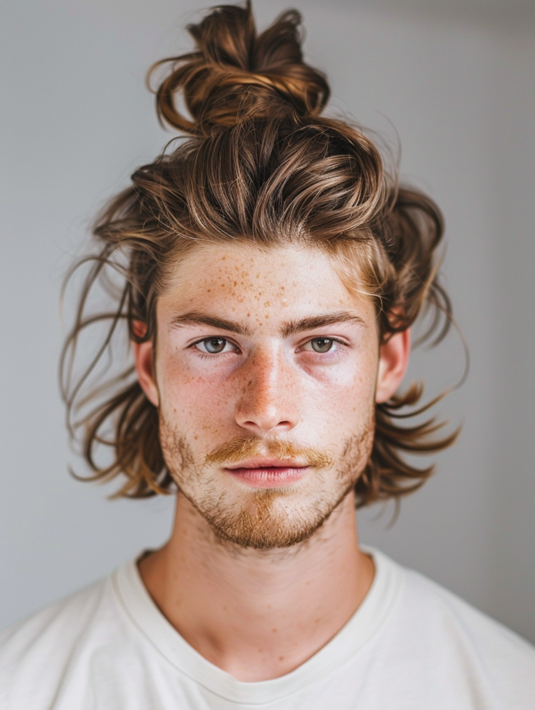 Exploring 34 Men Top Knot Hairstyle Ideas: From Elegant Wedding Looks ...