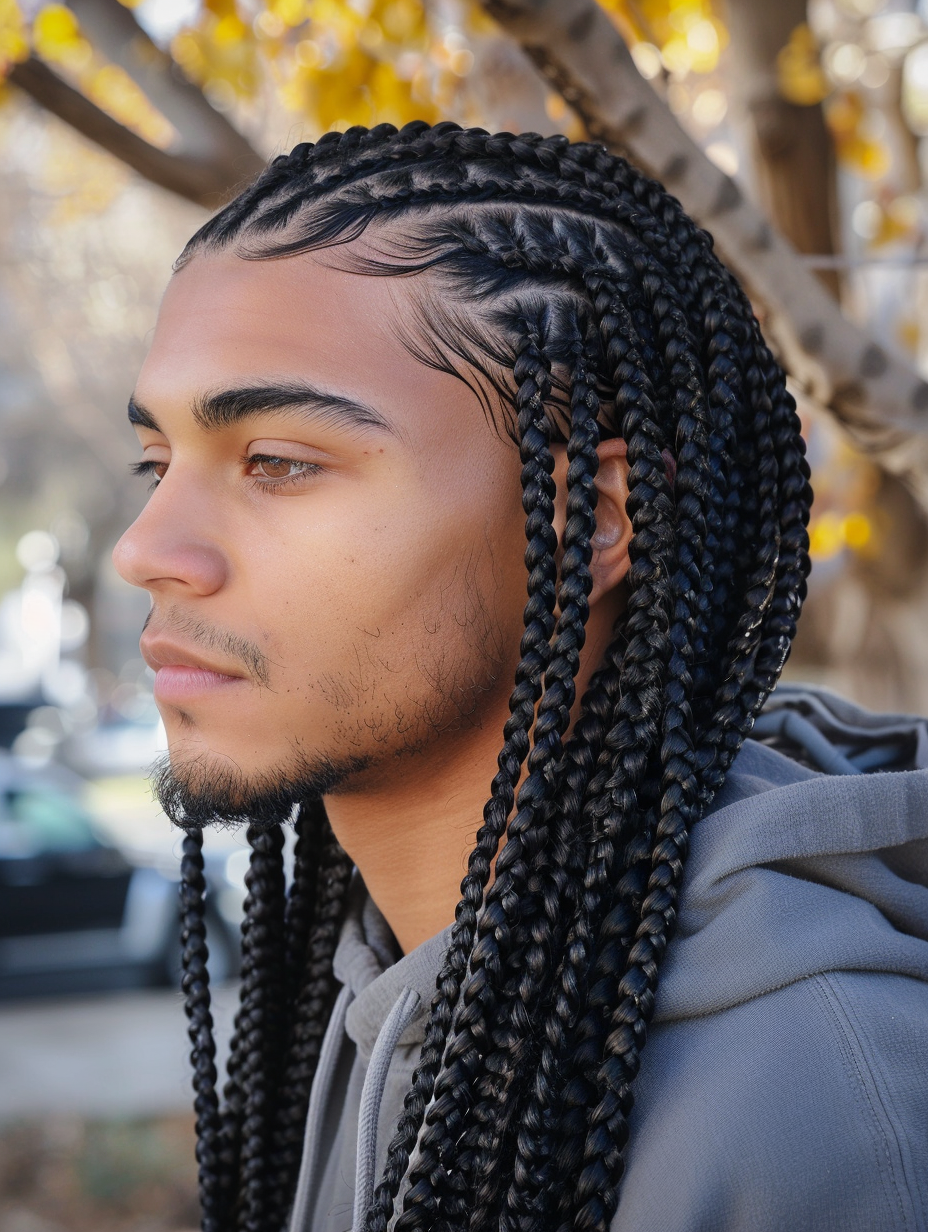 Exploring 30 Creative Braid Ideas for a Black Man Featuring Cornrows ...