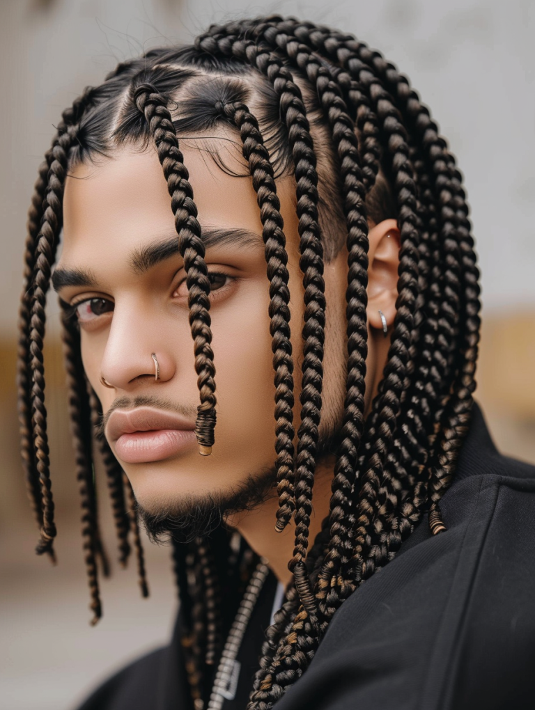 Exploring 30 Creative Braid Ideas for a Black Man Featuring Cornrows ...