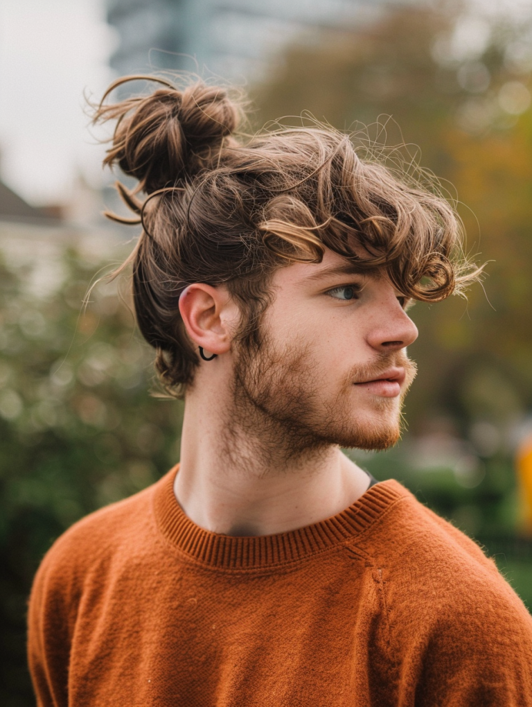 Exploring 34 Men Top Knot Hairstyle Ideas: From Elegant Wedding Looks ...