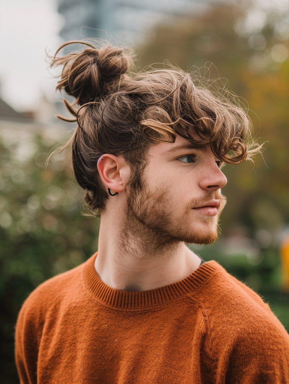 Exploring 34 Men Top Knot Hairstyle Ideas: From Elegant Wedding Looks ...