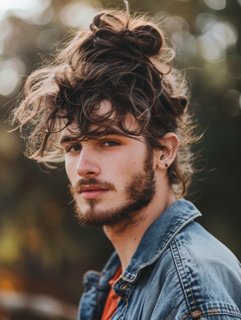 Exploring 34 Men Top Knot Hairstyle Ideas: From Elegant Wedding Looks ...