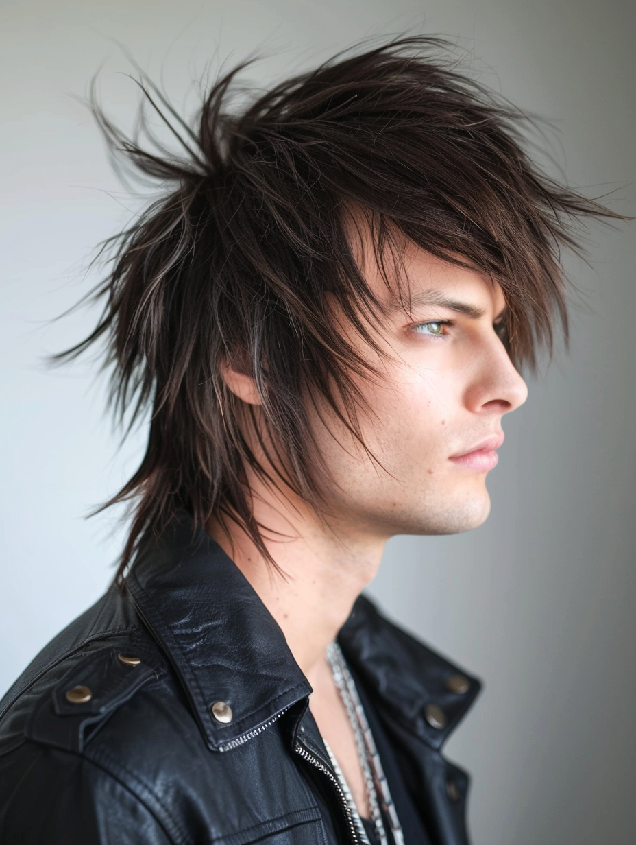 Explore 29 Wolf Cut Hairstyles Men: Long Short Mullet Korean Curly ...