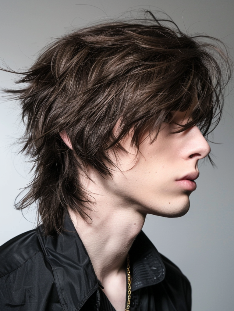Explore 29 Wolf Cut Hairstyles Men: Long Short Mullet Korean Curly ...