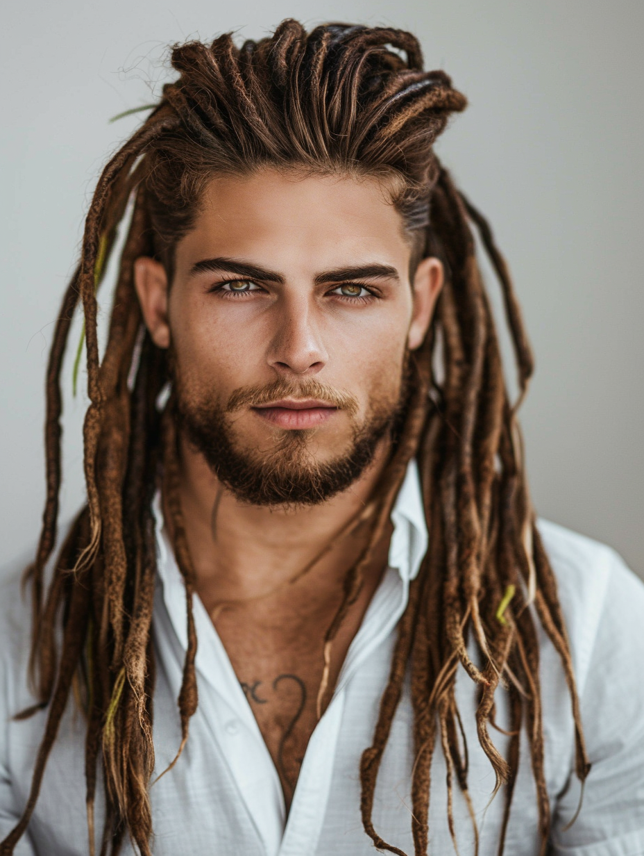 Exploring 28 Unique Dreadlocks Hairstyles for Men from Sporty Short to ...