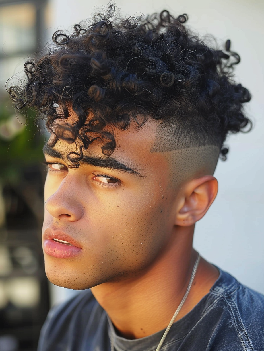 29 Unique Black Men's Curly Hairstyles: Short, Medium, & Long Hair with ...
