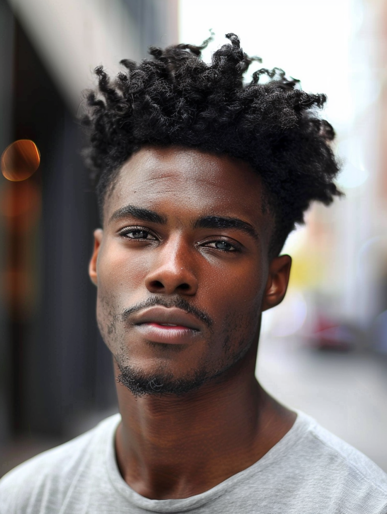 29 Unique Black Men's Curly Hairstyles: Short, Medium, & Long Hair with ...