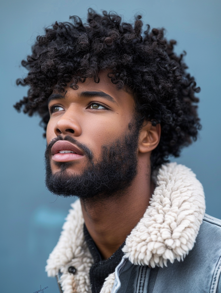 29 Unique Black Men's Curly Hairstyles: Short, Medium, & Long Hair with ...