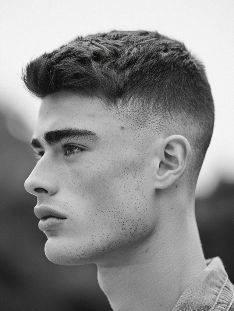 30 Buzz Cut Fade Haircut Ideas for Men Featuring Low Taper Mid Drop and ...