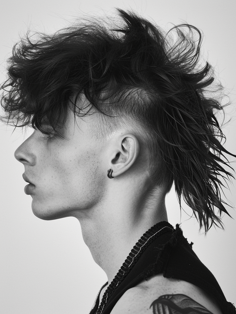 Explore 29 Wolf Cut Hairstyles Men: Long Short Mullet Korean Curly ...