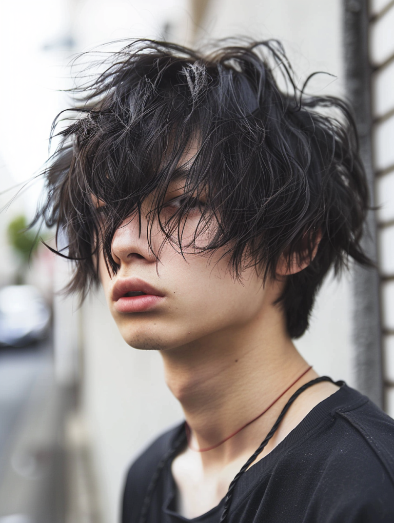 Explore 29 Wolf Cut Hairstyles Men: Long Short Mullet Korean Curly ...