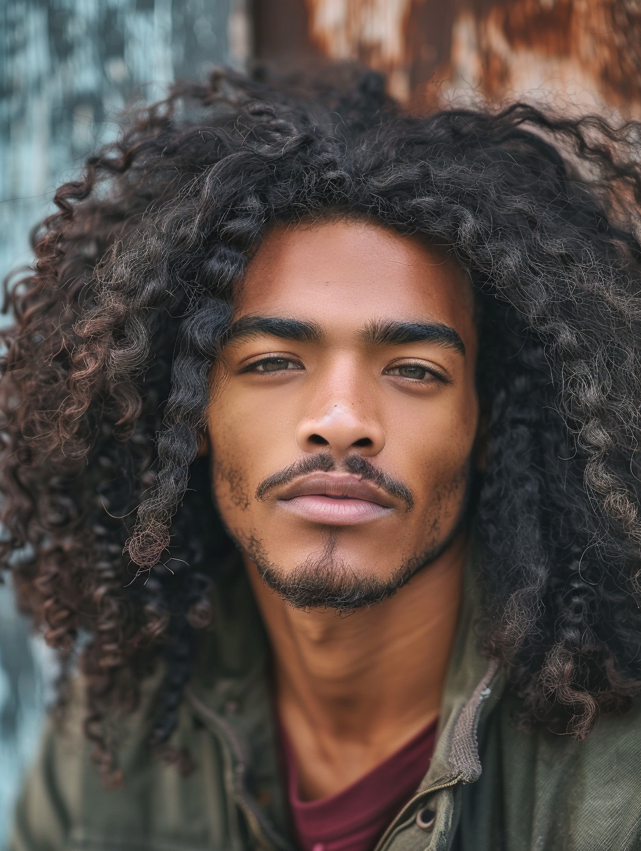 32 Black Men Long Hairstyles Ideas with Afro Twist Braids Fade and ...