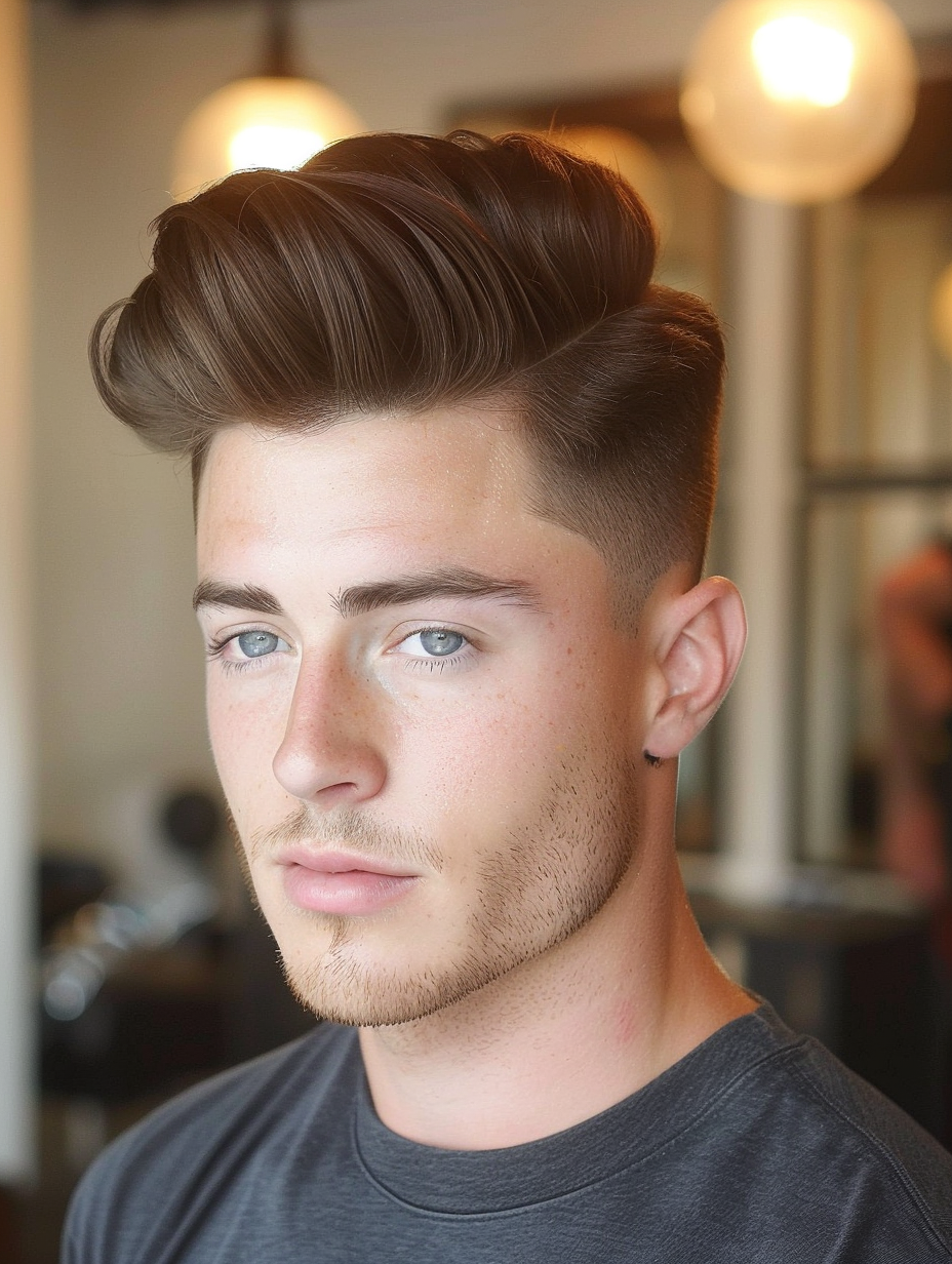 Exploring 32 Creative Taper Fade Haircut Ideas for Men with Curly and ...
