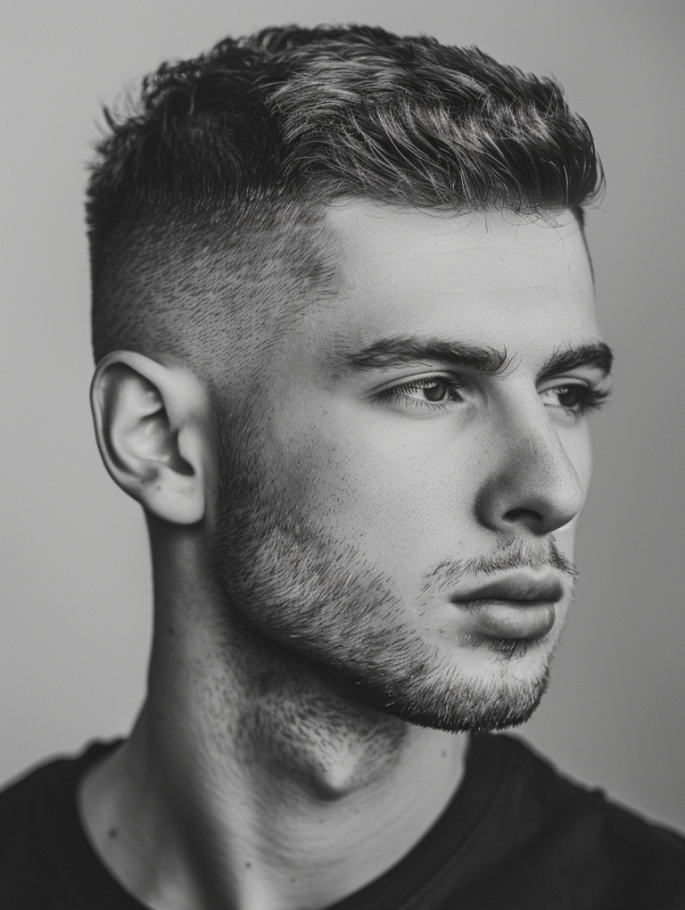 30 Buzz Cut Fade Haircut Ideas for Men Featuring Low Taper Mid Drop and ...