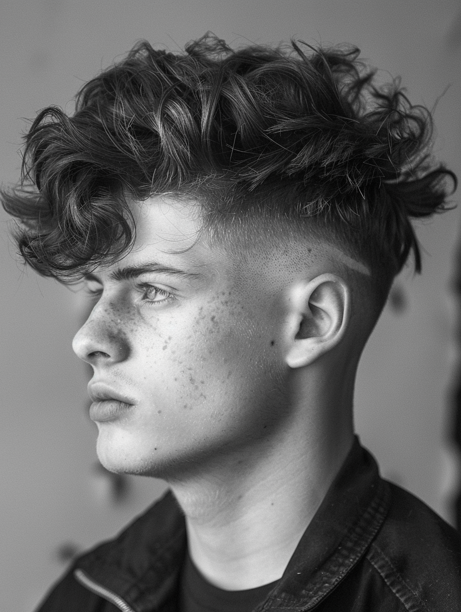Exploring 32 Creative Taper Fade Haircut Ideas for Men with Curly and ...