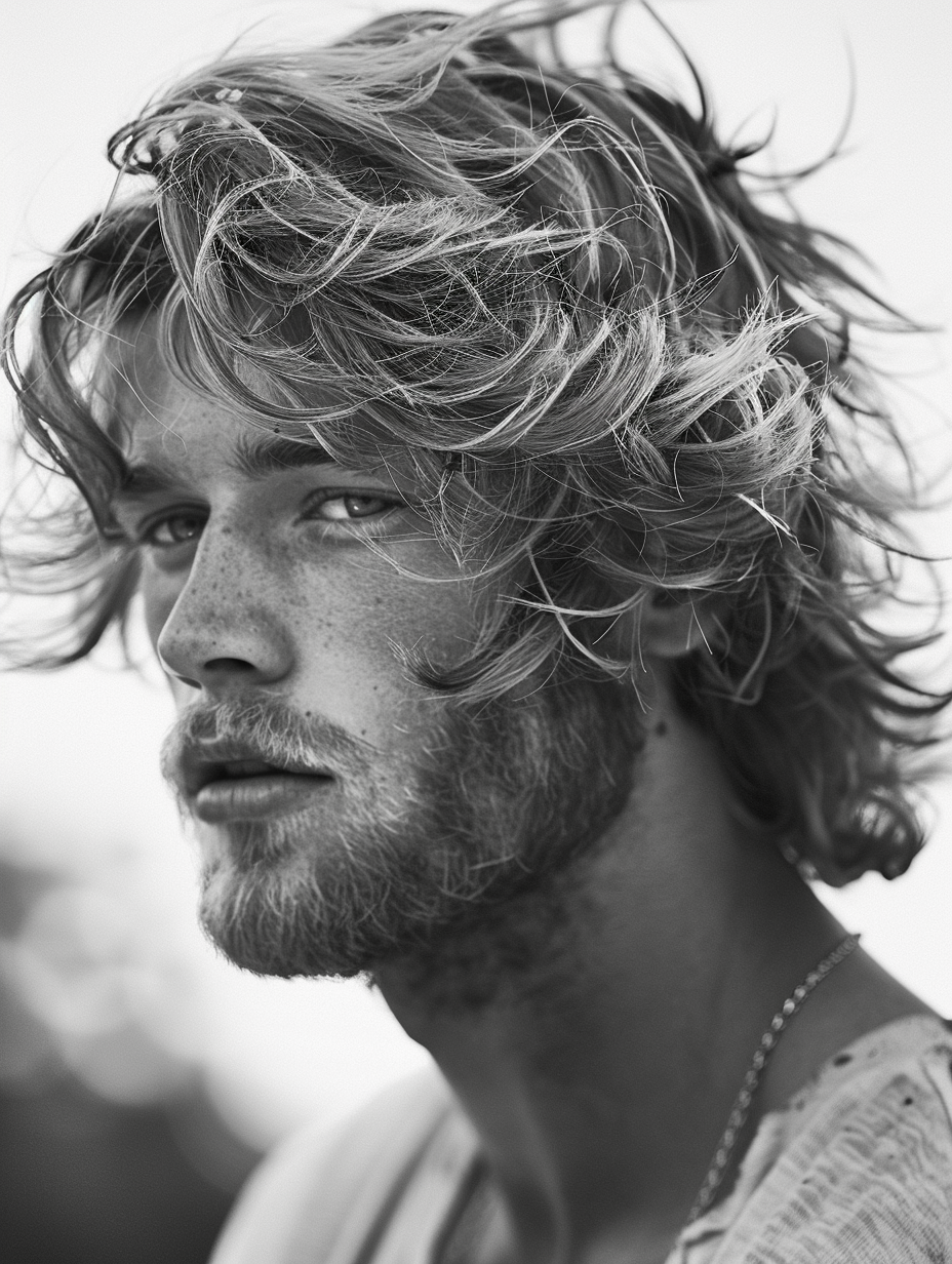 Explore 29 Wolf Cut Hairstyles Men: Long Short Mullet Korean Curly ...