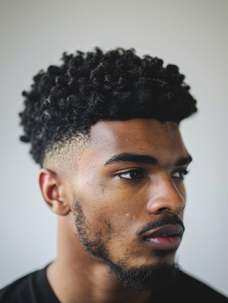 29 Unique Black Men's Curly Hairstyles: Short, Medium, & Long Hair with ...