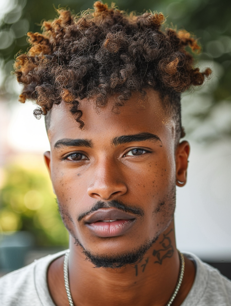 29 Unique Black Men's Curly Hairstyles: Short, Medium, & Long Hair with ...