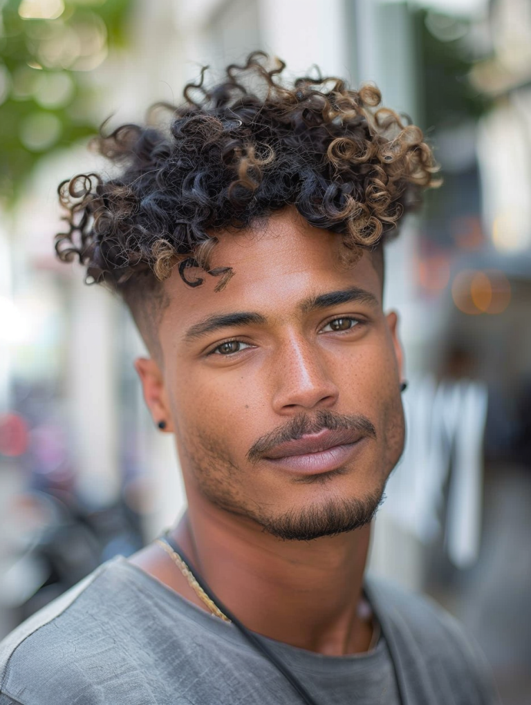 29 Unique Black Men's Curly Hairstyles: Short, Medium, & Long Hair with ...