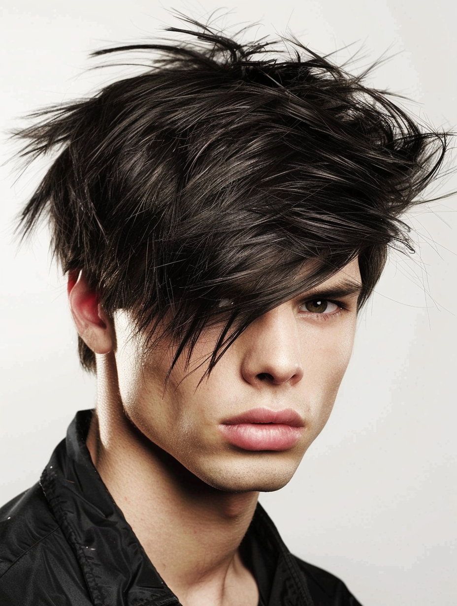 Explore 29 Wolf Cut Hairstyles Men: Long Short Mullet Korean Curly ...