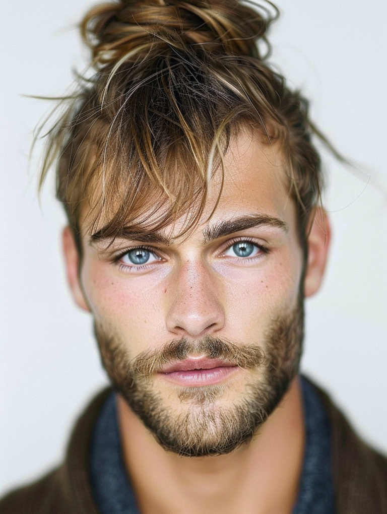Exploring 34 Men Top Knot Hairstyle Ideas: From Elegant Wedding Looks ...
