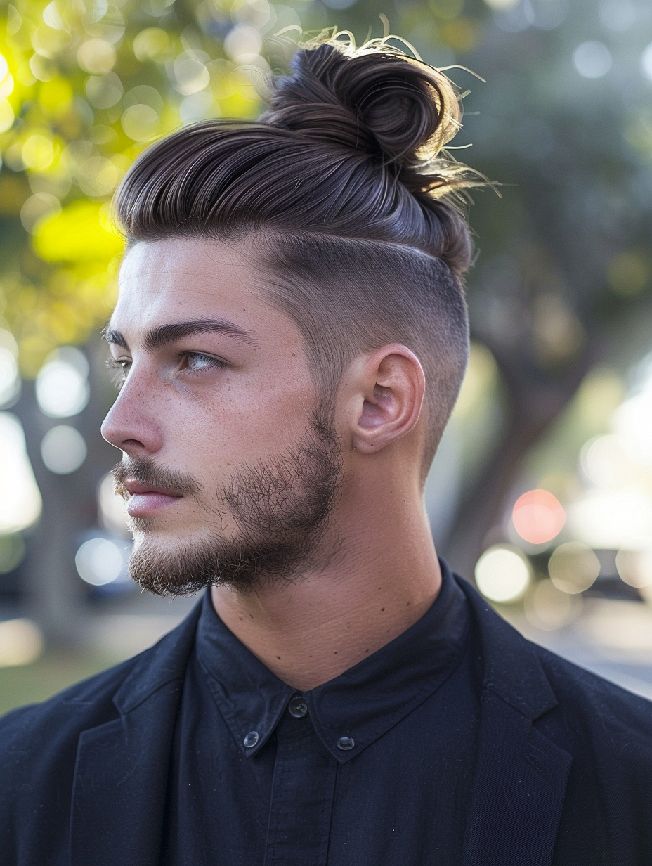 Exploring 34 Men Top Knot Hairstyle Ideas: From Elegant Wedding Looks ...