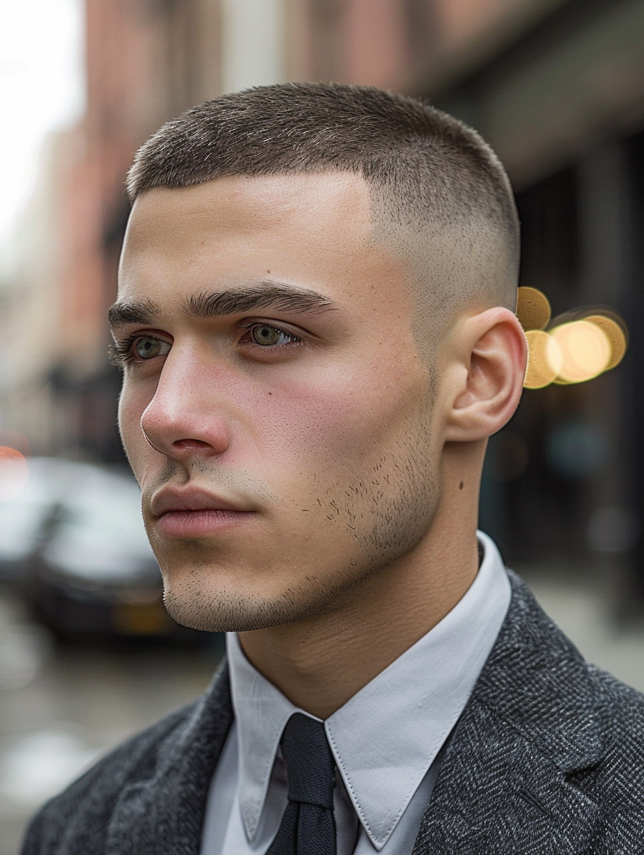 30 Buzz Cut Fade Haircut Ideas for Men Featuring Low Taper Mid Drop and ...