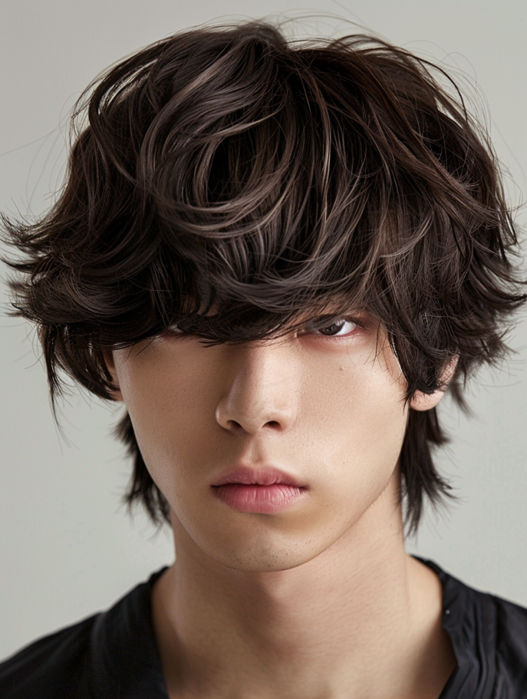 Explore 29 Wolf Cut Hairstyles Men Long Short Mullet Korean Curly
