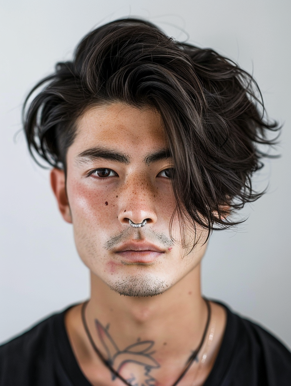 Explore 29 Wolf Cut Hairstyles Men: Long Short Mullet Korean Curly ...