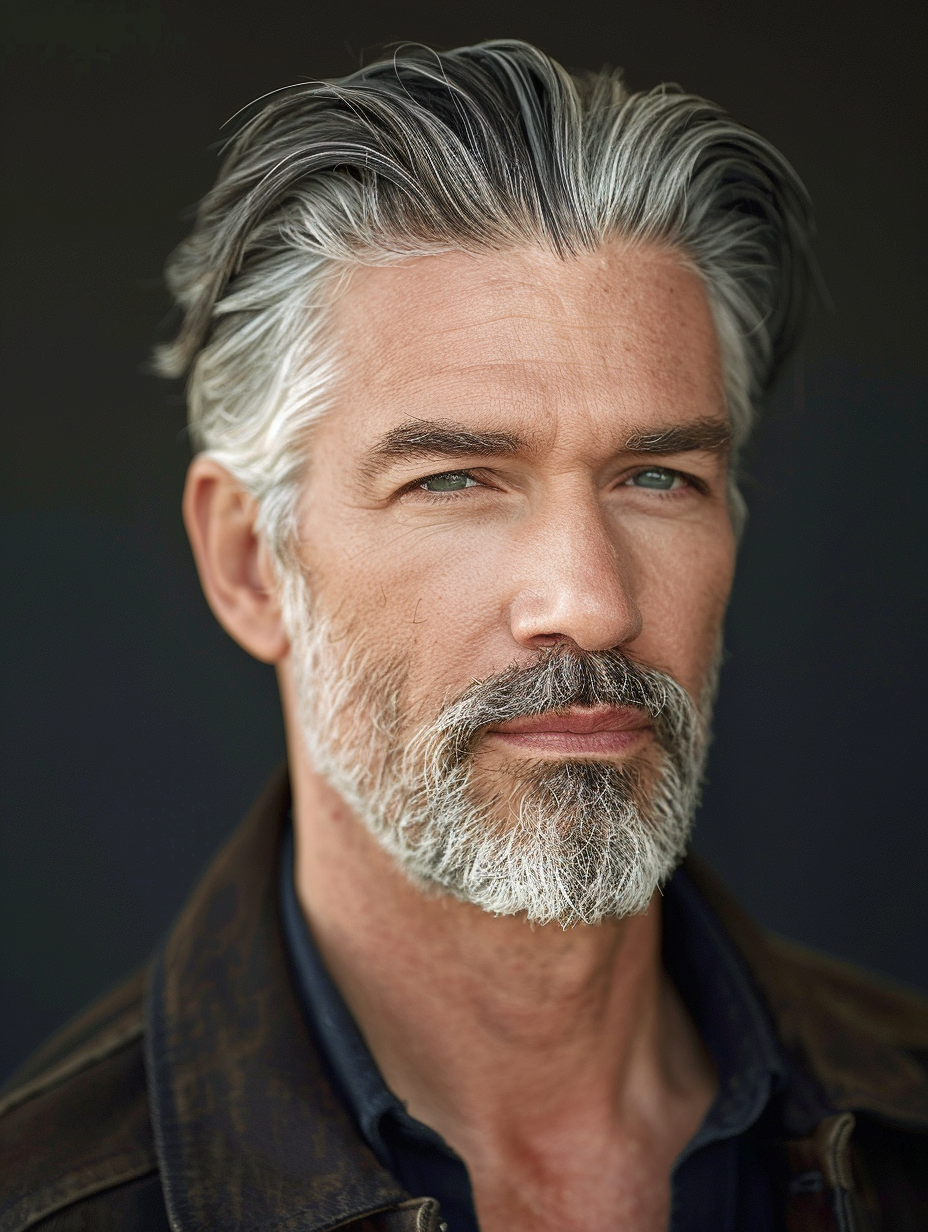 Discov36 stylish and practical older men haircuts over 50 for grey hair ...