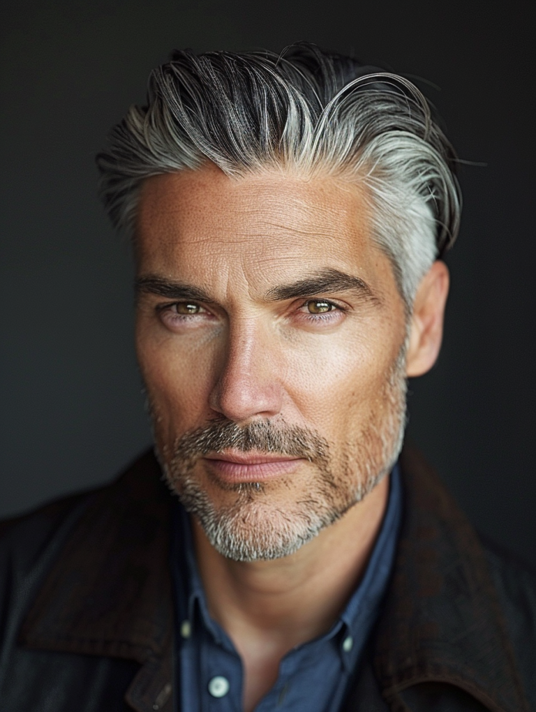 Discov36 stylish and practical older men haircuts over 50 for grey hair curly balding thick and ...