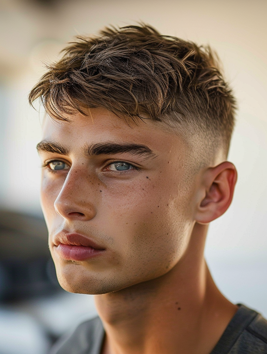 Exploring 29 French Crop Hair Men Styles: From Undercut Elegance to Low ...