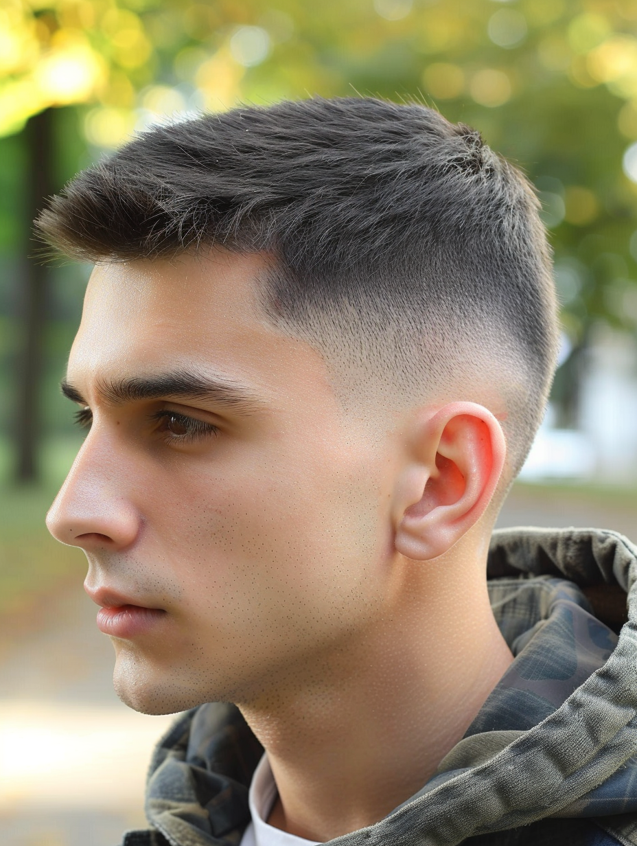 30 Buzz Cut Fade Haircut Ideas for Men Featuring Low Taper Mid Drop and ...
