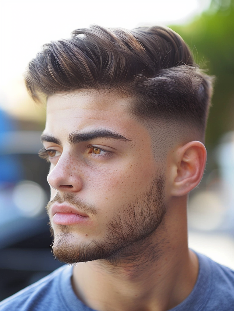 Exploring 32 Creative Taper Fade Haircut Ideas for Men with Curly and ...