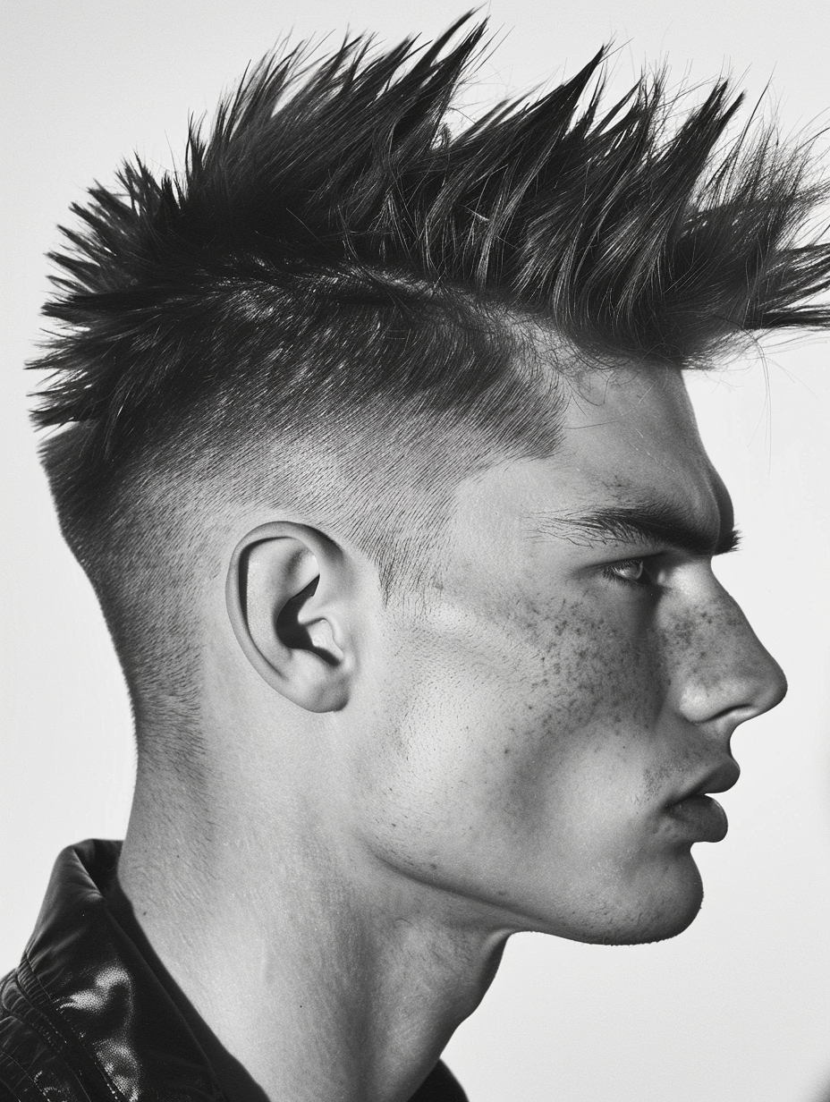 Exploring 32 Diverse Faux Hawk Hairstyles Mens: From Curly to Short ...