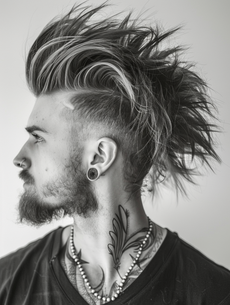 Exploring 27 Bold and Creative Mohawk Hairstyles for Men from Punk to ...