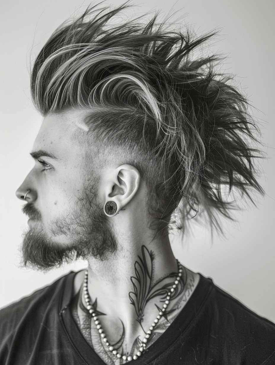 Exploring 27 Bold and Creative Mohawk Hairstyles for Men from Punk to ...