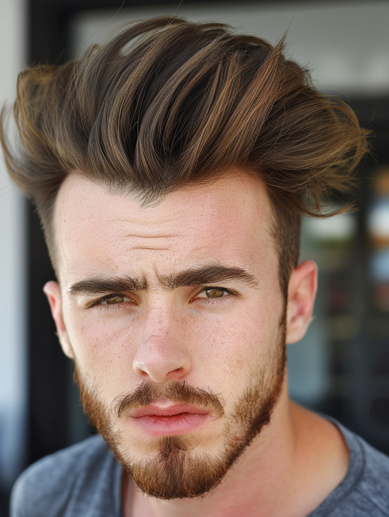 Exploring 32 Diverse Faux Hawk Hairstyles Mens: From Curly to Short ...