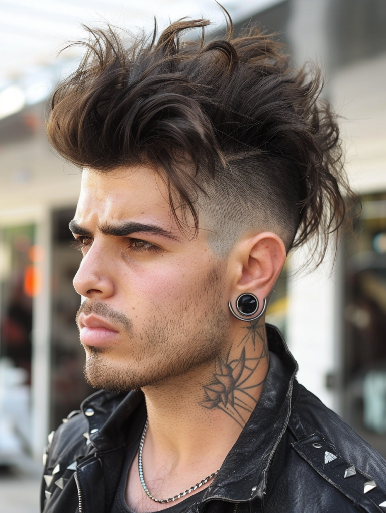Exploring 32 Diverse Faux Hawk Hairstyles Mens: From Curly to Short ...
