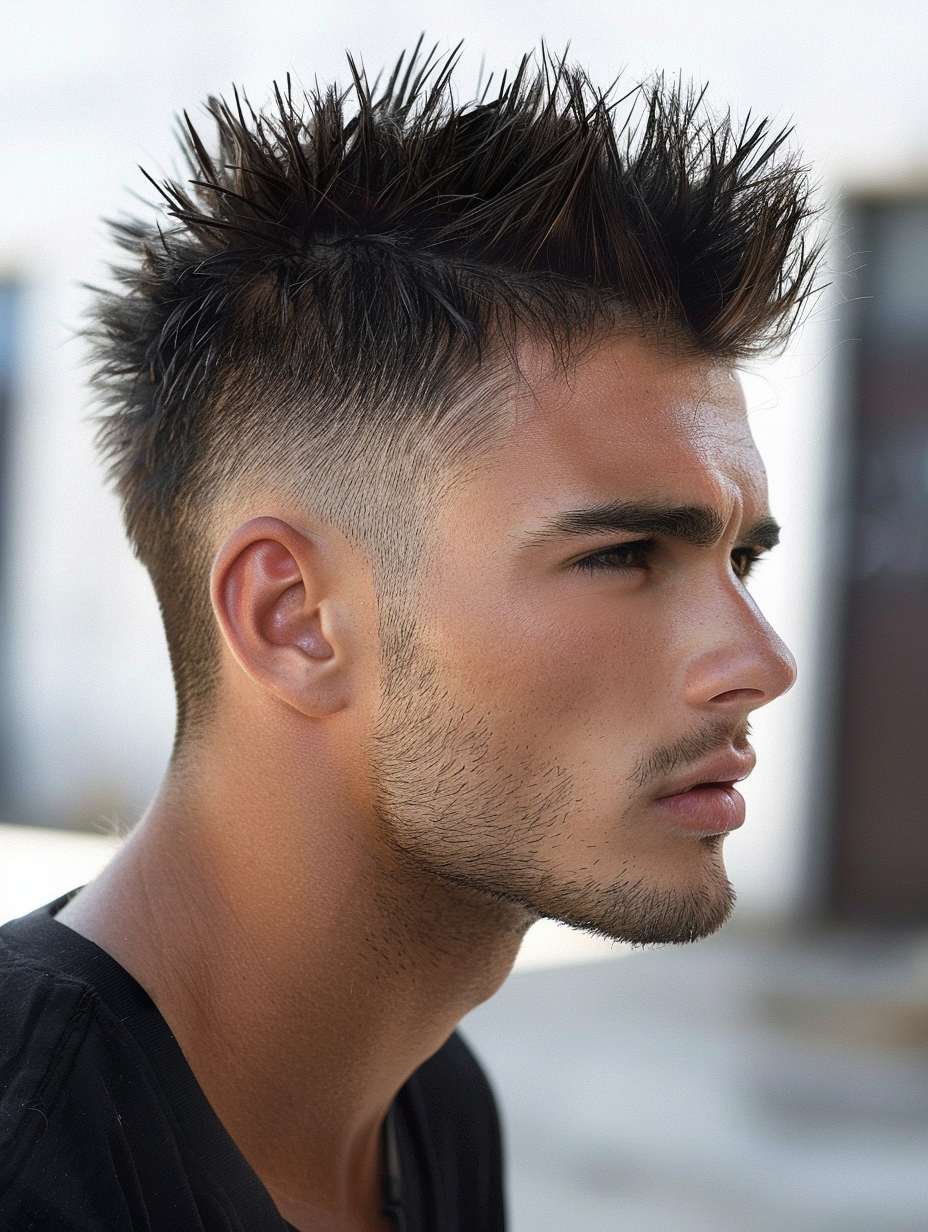 Exploring 32 Diverse Faux Hawk Hairstyles Mens: From Curly to Short ...