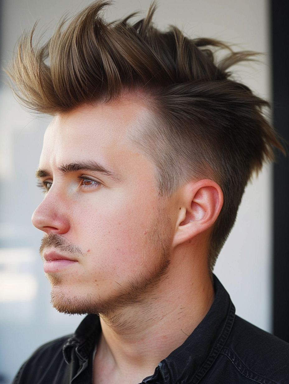 Exploring 32 Diverse Faux Hawk Hairstyles Mens: From Curly to Short ...