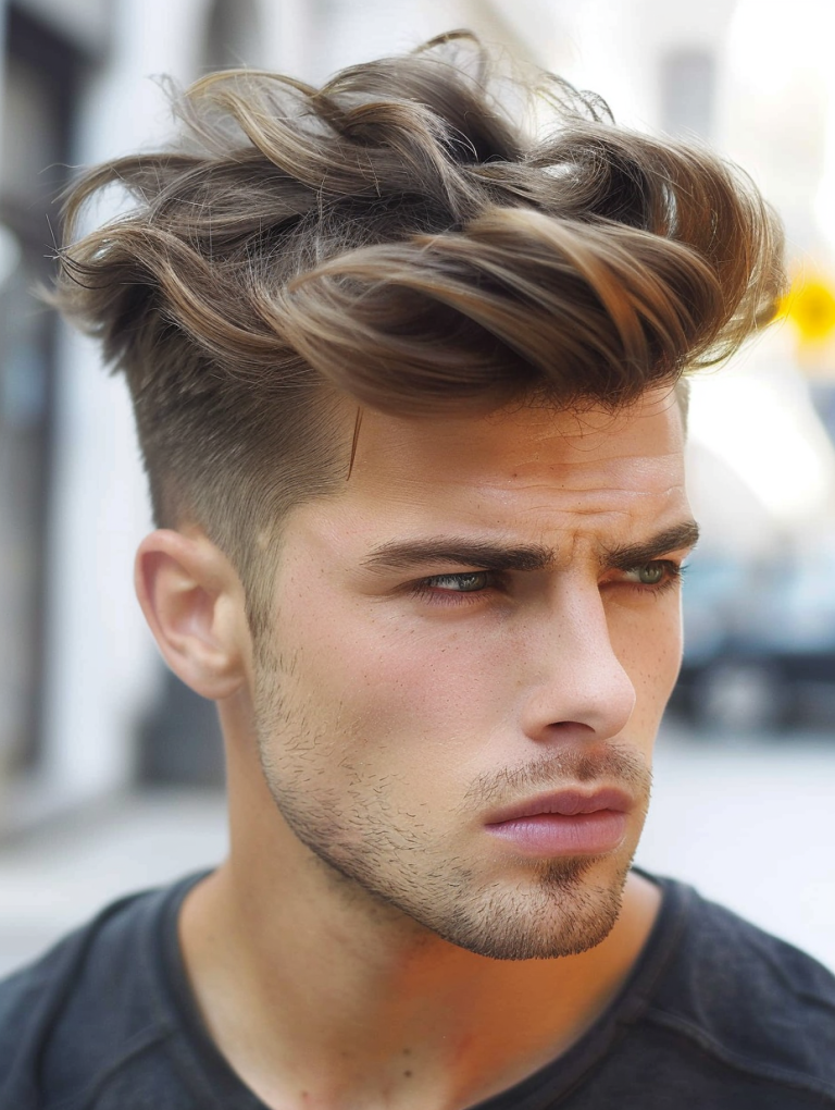 Exploring 32 Creative Taper Fade Haircut Ideas for Men with Curly and ...