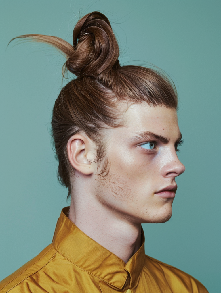 Exploring 34 Men Top Knot Hairstyle Ideas: From Elegant Wedding Looks ...