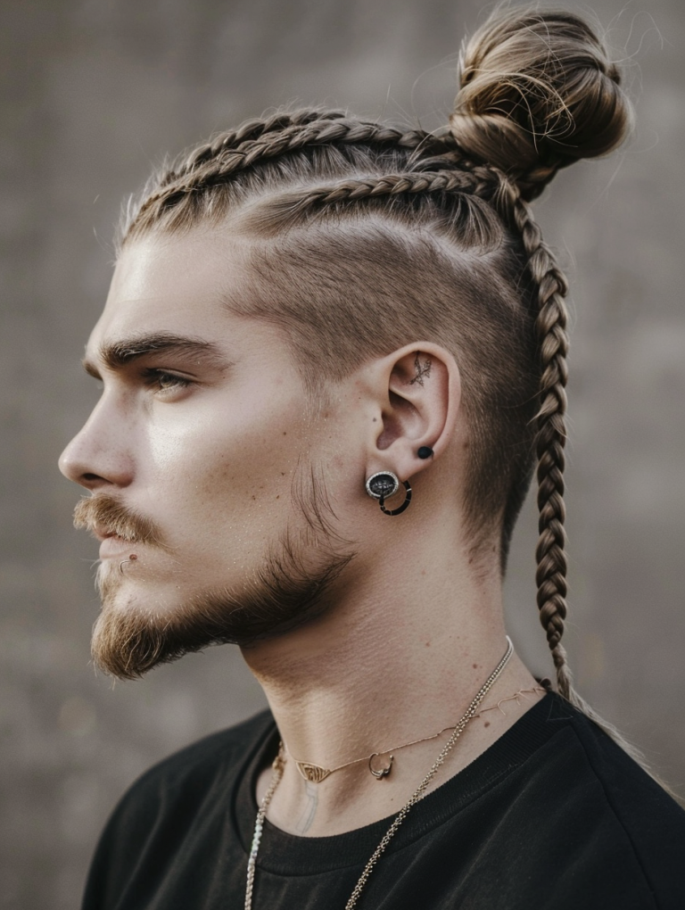 Exploring 31 Diverse Man Bun Hairstyles for Every Occasion from ...