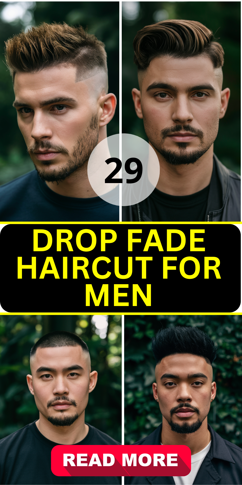Exploring 29 Trendsetting Drop Fade Haircut for Men Styles Across ...